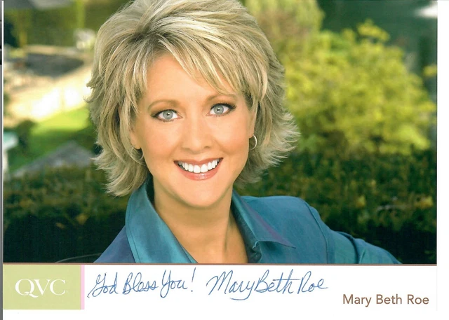 ORIGINAL-AUTOGRAMM MARY BETH ROE, TV-Moderatorin QVC Shoppingchannel ...