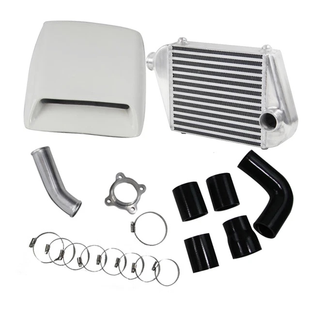 3& TOP MOUNT Intercooler Pipes 9" Fan Kit For Toyota Hilux 1KZ-TE 3.0L ...