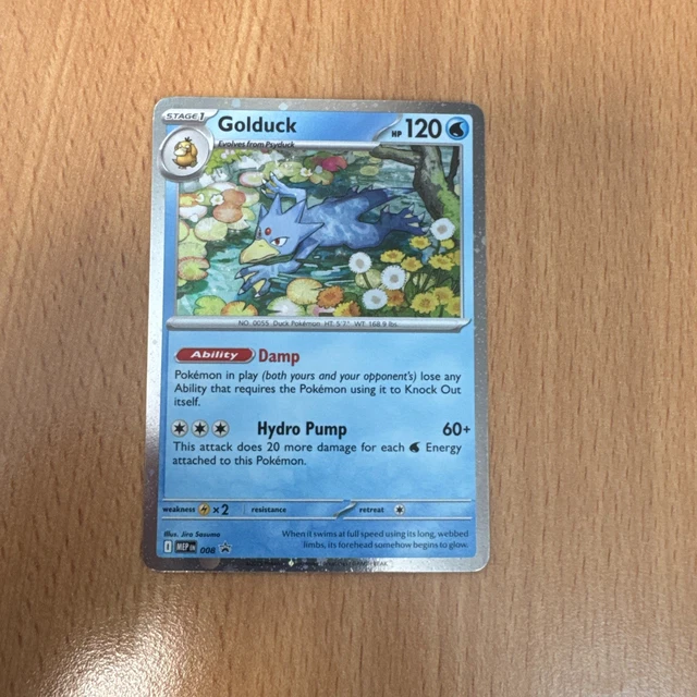 POKÉMON GOLDUCK MEP 008 Mega Evolution Pokemon Blister Black Star Promo ...