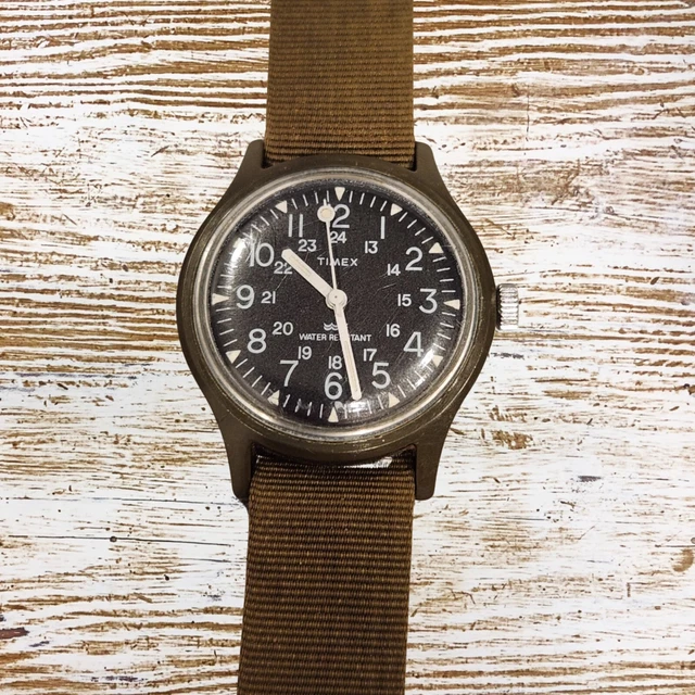OROLOGIO VINTAGE TIMEX ""MacGyver"" Campo Militare 24 HR Camper ...