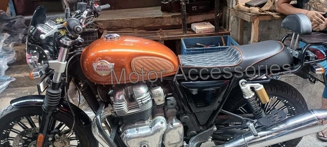ROYAL ENFIELD INTERCEPTOR 650 réservoir de gaz de moto genouillère en ...
