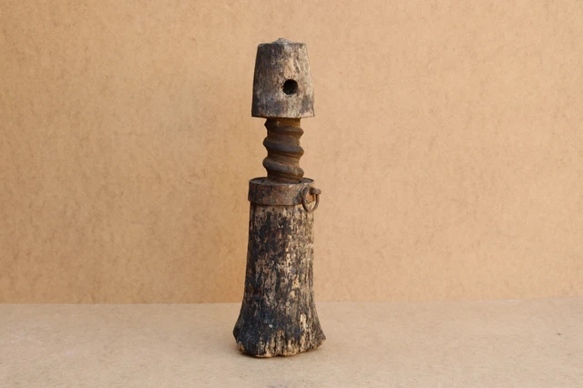 OLD ANTIQUE PRIMITIVE Wooden Wood Jack for Horse Wagon Lifting Device ...