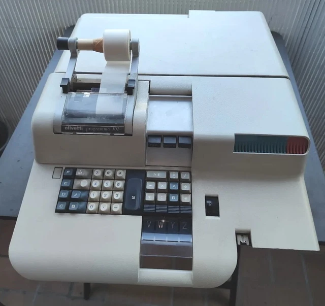 FIRST PERSONAL COMPUTER, Olivetti Programma 101 From 1968, Apollo Moon ...