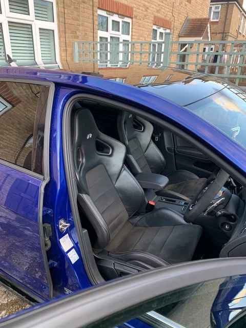 RECARO WINGBACKS BUCKETS SEATS FRONT Mk7 GOLF R,SCRICCO R , £5,081.72 ...