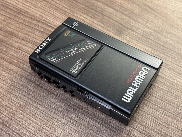 SONY WALKMAN WM-F404 Radio Cassette Corder Restored Tested Japan FedEx ...