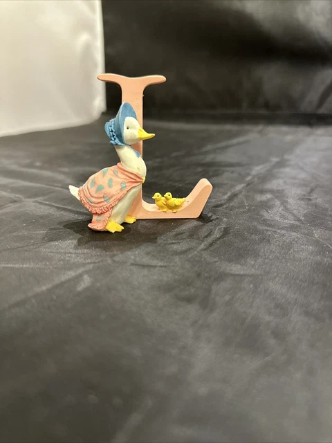 BEATRIX POTTER ALPHABET Letter L Jemima Puddle-Duck A5004 Border Fine ...