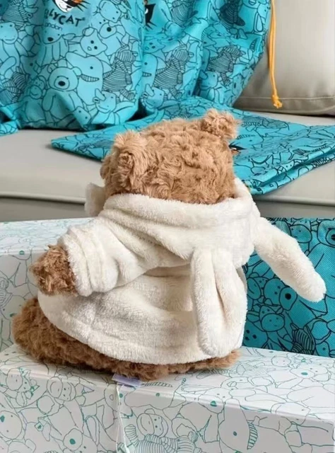 10& JELLYCAT BARTHOLOMEW Bear Bathrobe plush doll- With Tag+ Dust Bag £ ...