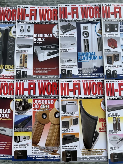 HI-FI WORLD MAGAZINES 12 Issues from Jan 2010 to Dec 2011 £17.22 ...