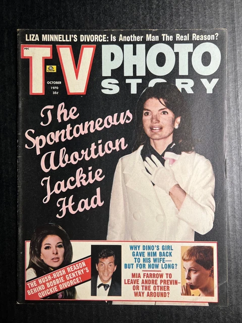 HISTOIRE PHOTO TV Oct 1970 Jackie Onassis Liza Minnelli Mia Farrow ...