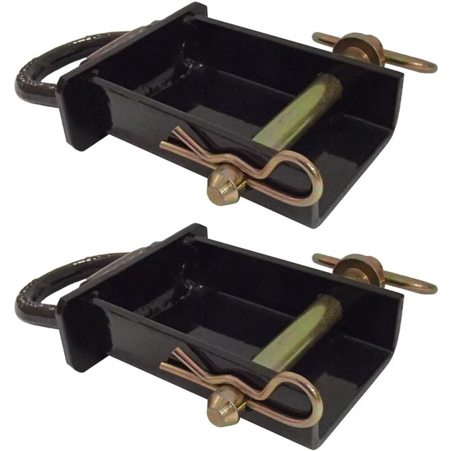 2 PACK TRAILER Stake Pocket D-Rings for Flatbed Utility Capacity 12000# ...