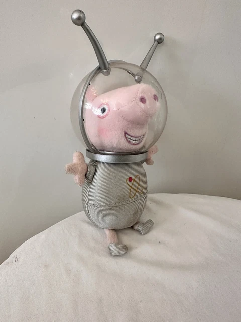 PEPPA PIG 6” - Astronaut Soft Toy, With Plastic Space Helmet. £12.50 ...