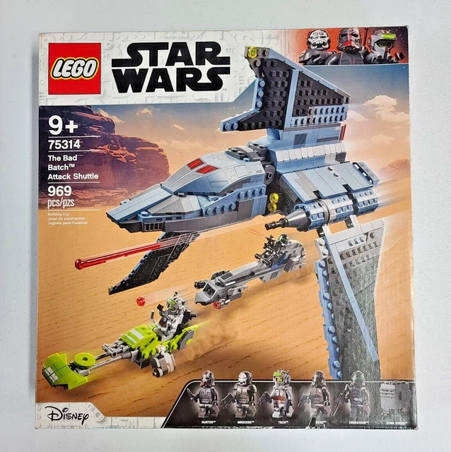 LEGO STAR WARS THE BAD BATCH ATTACK SHUTTLE-75314 - NO Box - Bags ...