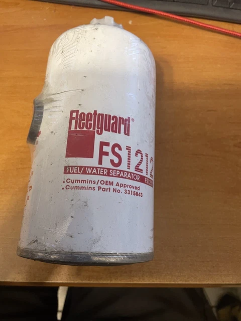CUMMINS FLEETGUARD FUEL FILTER FS1212 Cummins Part Number 3315843 ...