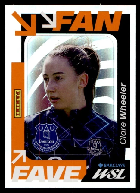 PANINI WSL 2026 Sticker Clare Wheeler (Everton) - Fan Fave No. 193 £2. ...