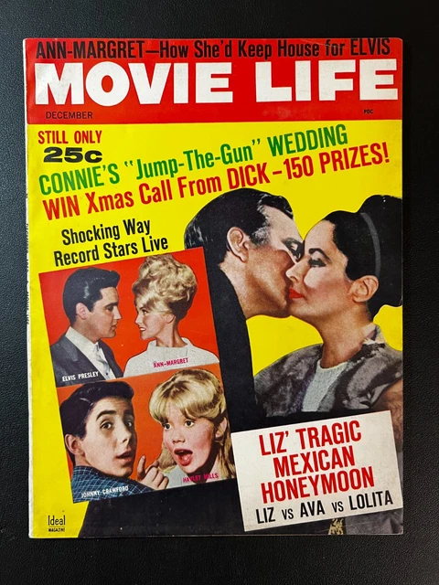 MOVIE LIFE MAGAZINE - December Issue Liz Tragic Mexican Honeymoon Cover ...