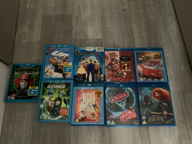 DISNEY BLU RAY dvd bundle cars incredibles brave Up Bolt £9.72 ...