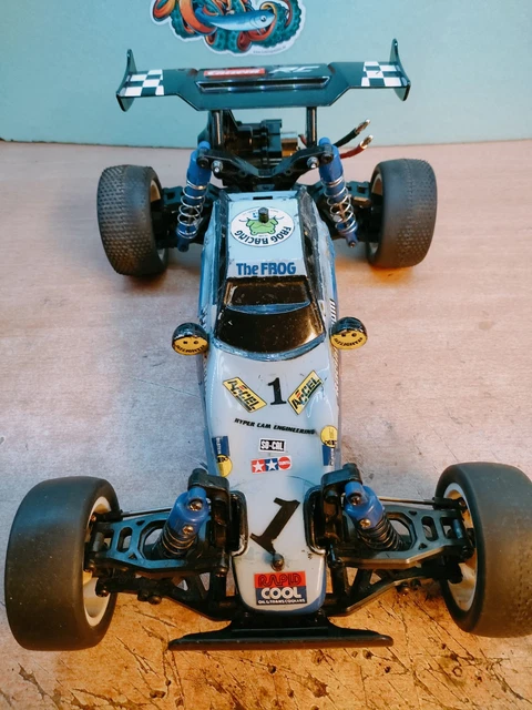 TAMIYA THE FROG Buggy auf dt02 Chassis Umbau Wiederaufbau EUR 33,90 ...