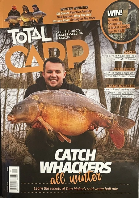 TOTAL CARP MAGAZINE Issue January 2025 £10.99 - PicClick UK