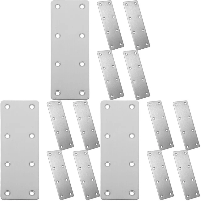 15 PZ STAFFE metalliche per armadio in legno piccola piastra acciaio ...