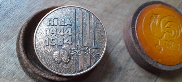 BIG AND HEAVY Original Soviet Memorable Table Medal, USSR Era Period ...