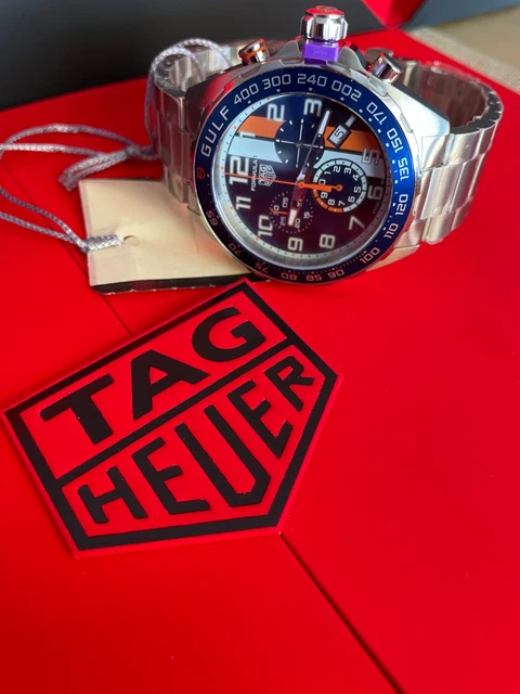 TAG HEUER FORMULA 1 Chronograph X Gulf Edition Limited -New- EUR 1.899 ...