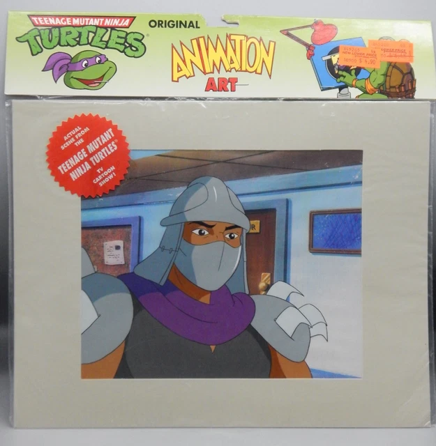 RARE ORIGINAL 1988 Teenage Mutant Ninja Turtles TMNT Animation CEL art ...