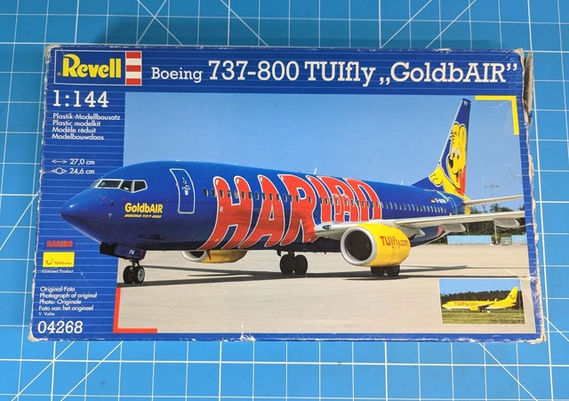 REVELL 1/144 - Boeing 737-800 'TUIfly GoldbAIR' Haribo Livery model kit ...