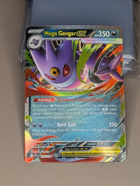 POKÉMON TCG MEGA Gengar Ex 056/094 Phantasmal Flames Near Mint £7.17 ...