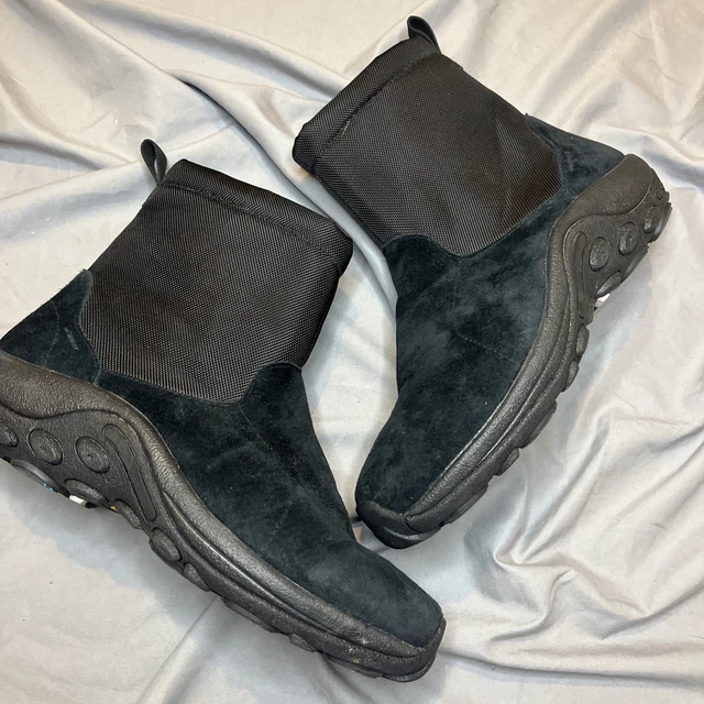 MERRELL MEN'S JUNGLE Mid Zip Polar Wp Ice+ Snow Boots; black size 10.5 ...
