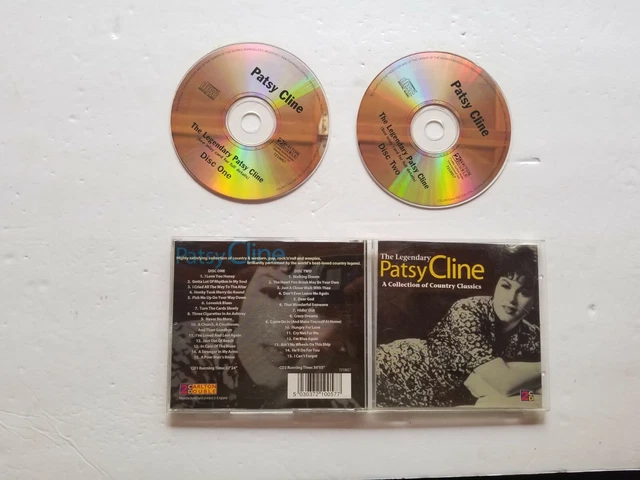 THE LEGENDARY PATSY Cline by Patsy Cline (2CD, 1996, Carlton House) $14 ...