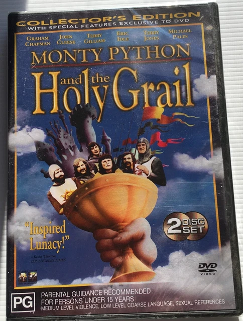 MONTY PYTHON AND the Holy Grail - R4 DVD, 2 Discs (John Cleese) NEW ...