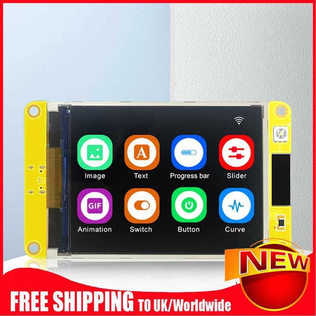 Esp32 Module Ips Tft Rgb Lcd Iot Mcu 240x320 Wifi Bluetooth Compatible £2004 Picclick Uk 