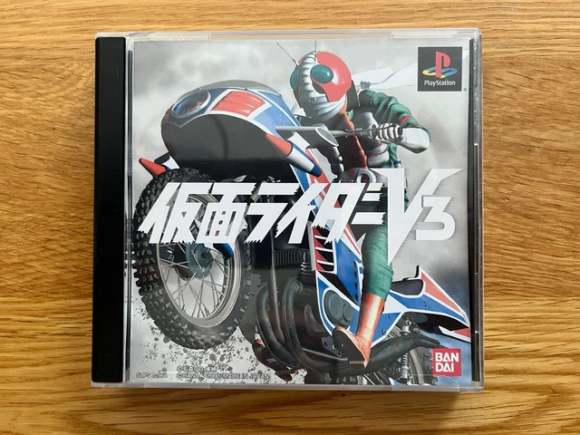 KAMEN RIDER V3 Japanese Version PS1 Sony PlayStation PSX Racing £26.99 ...
