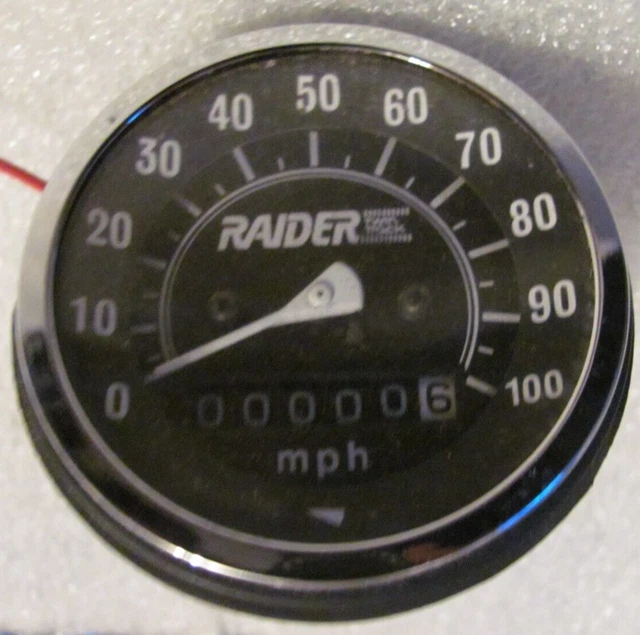 1970'S RAIDER SNOWMOBILE SPEEDOMETER GAUGE NOS UNUSED GENUINE ORIGNAL ...