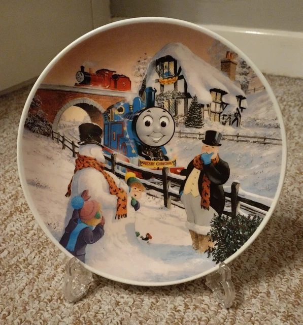 THOMAS THE TANK Engine & Friends Wedgwood Christmas plate (1992) with ...