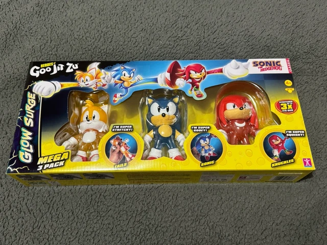 BN SONIC THE Hedgehog Tails Knuckles Heroes of Goo Jit Zu Glow Surge ...
