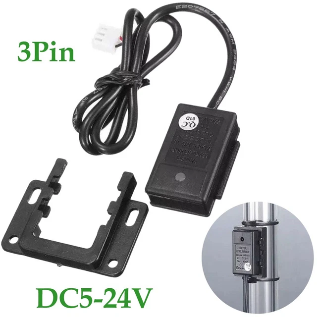 5-24V DC 3 Pin Non-contact Water Tank Level Sensor Switch NPN NO Liquid ...