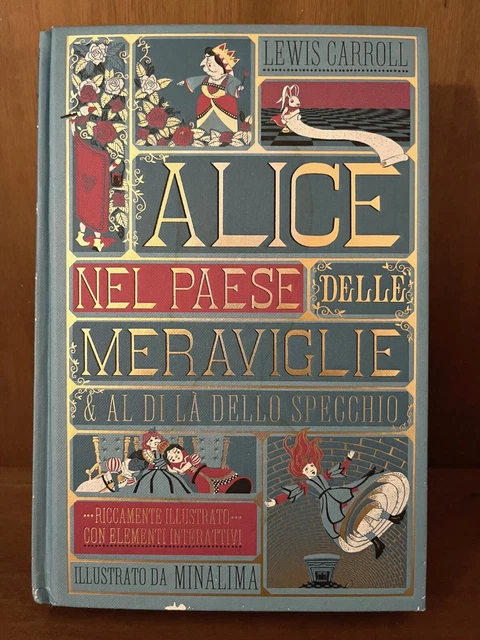 LIBRO ILLUSTRATO ALICE NEL PAESE DELLE MERAVIGLIE Minalima PRIMA ...