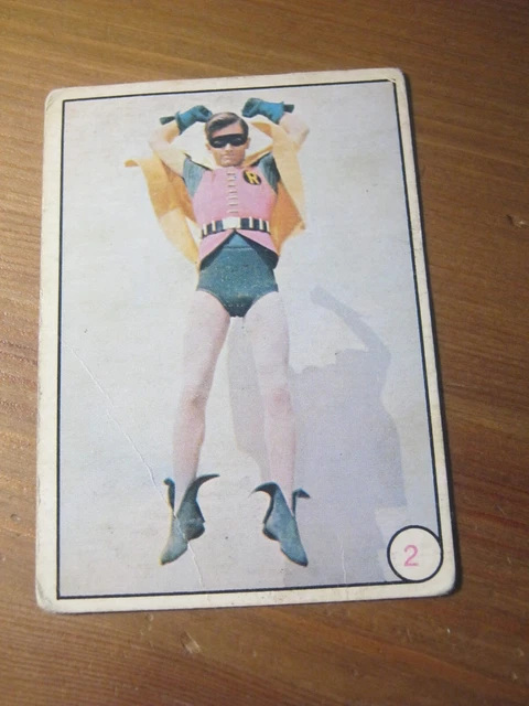 BATMAN BAT LAFFS #2 Vintage 1966 OPC O-Pee-Chee / DC TV Robin avec Joke ...