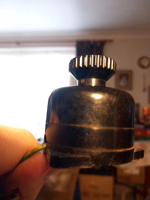 ORIGINAL WW2 BAKELITE RAF Aircraft Cockpit Type E Dimmer Switch Ref 5/c ...