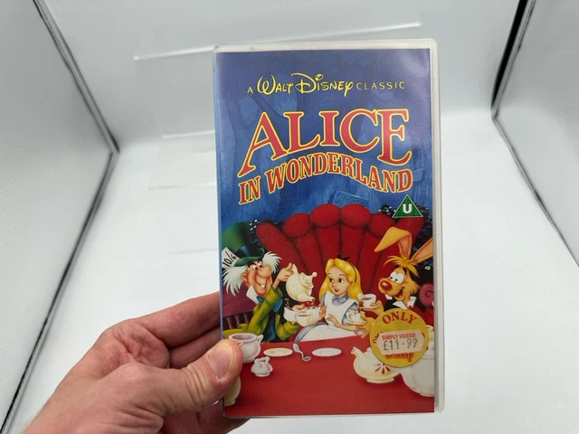 WALT DISNEY’S CLASSIC 1951 ‘Alice in Wonderland’ PAL VHS Video Cassette £2.50 - PicClick UK