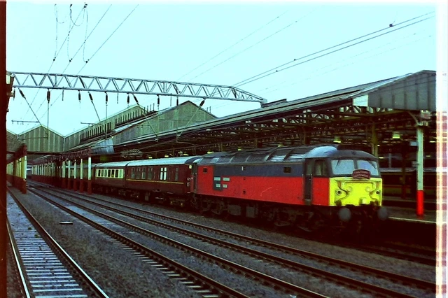 35MM RAILWAY COLOUR Negative Class 47 767 at Crewe £1.95 - PicClick UK