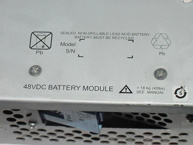 APC RBC43 48VDC Replacement Battery Module NO BATTERIES $29.99 ...