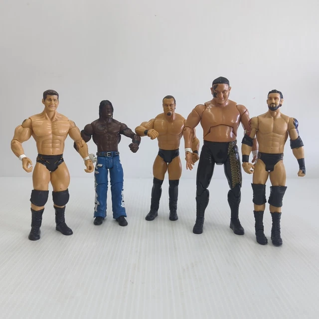 WWE WWF WRESTLERS Mixed Action Figures Bundle Vintage 2000s Jakks ...