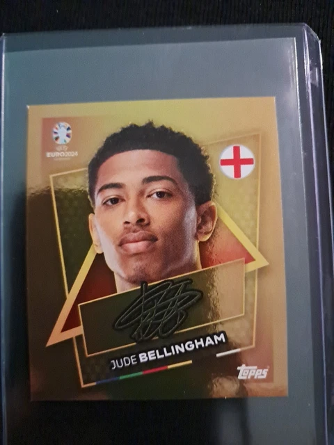 TOPPS UEFA EURO 2024 Germany Jude Bellingham Sticker #Eng Sp Signature ...