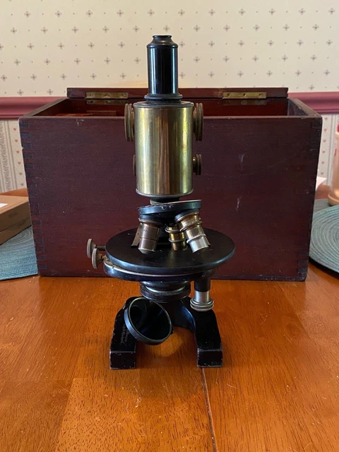 SPENCER BUFFALO ANTIQUE Brass Microscope Early 1900s $300.00 - PicClick