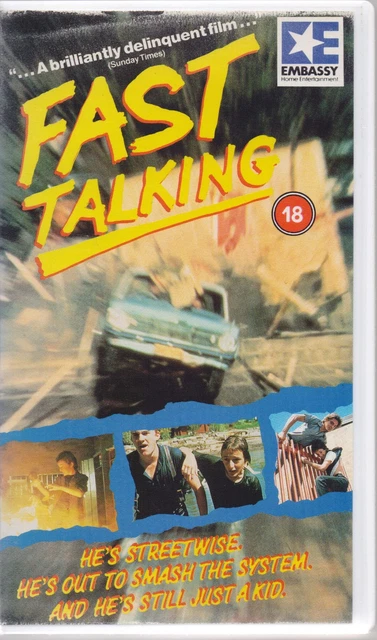 FAST TALKING (1985 Embassy) Pre-Cert VHS | Steve Bisley | Rare Video ...