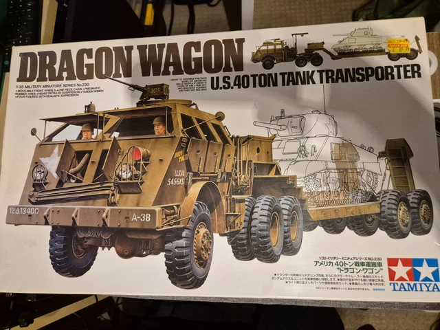 TAMIYA 35230 TANK Transporter Dragon Wagon 1:35 Military Model Kit £73. ...