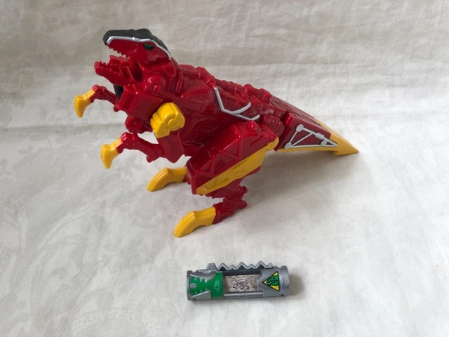 POWER RANGERS DINO Charge Red Raptor Megazord with #4 Charger EUR 38,35 ...