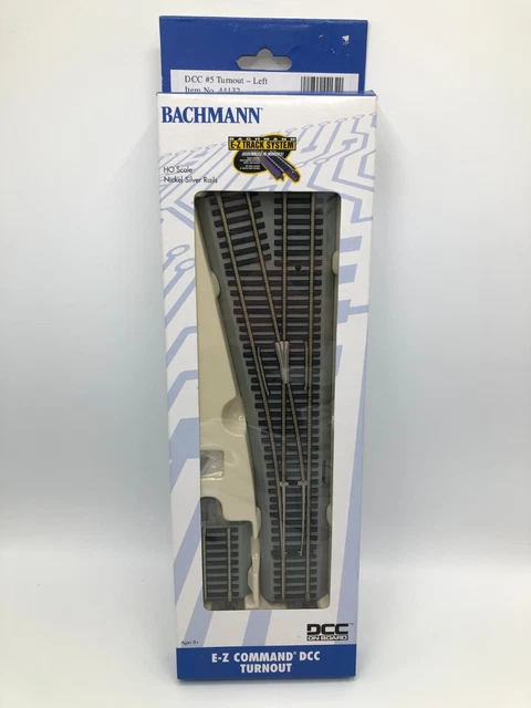 BACHMANN HO/OO DCC / Manual EZ Command Track Left No.5 Turnout Point ...
